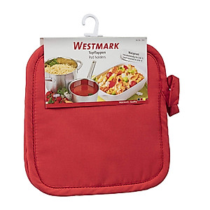 Westmark 2 Pot Holders, Professional, Red/Black