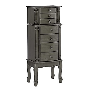 Powell Company Grey Wash Jewelry Powell Viola Armoire