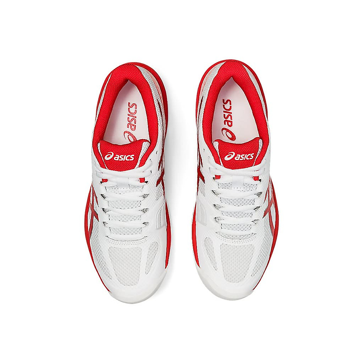 ASICS Women's Court Speed FlyteFoam Tennis Shoes, 10, White/Fiery RED