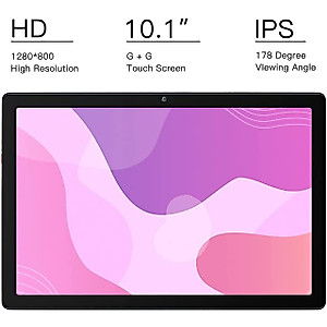 MODERNESS Tablet 10.1 Inch Android 12 Quad Core 32GB ROM 1280x800 IPS Display 5000mAh Tablets PC Silver