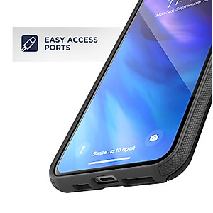 ENCASED iPhone 11 Wallet Case (2019) Ultra Durable Cover with Card Holder Slot (4 Credit Cards Capacity) Black