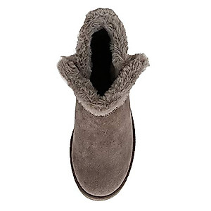 Dunes Women's Kleecey hidden wedge boot +Memory Foam & Wide Widths available TAUPE, 11