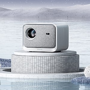 ZEEMR Projector with 5G Wifi and Bluetooth, Native 1080P, Autofocus/AutoKeystone Correction, Fully Sealed Dust-Proof, Smart Portable Projector For Home Theater, Compatible with Almost TV Sticks(Gray)