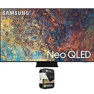 SAMSUNG QN50QN90AAFXZA 50 Inch Neo QLED 4K Smart TV Bundle with Premium 1 YR CPS Enhanced Protection Pack