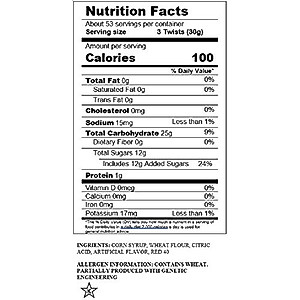 Red Vines Licorice, Original Red Flavor Soft & Chewy Candy Twists, 3.5 lbs, 56 Ounce