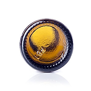 Amber Glass Bottles with Eye Droppers (2 oz, 2 pk) For Essential Oils, Colognes & Perfumes, Blank Labels Included