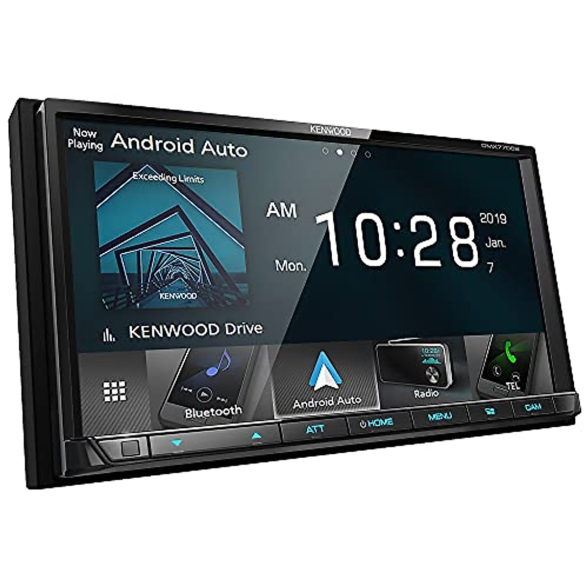 Kenwood DMX7706S 6.95" Digital Media Receiver w/Bluetooth, Apple CarPlay and Android Auto