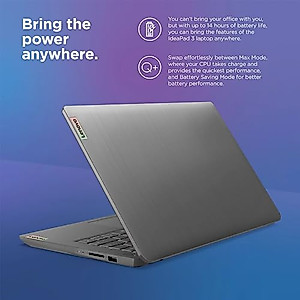 Lenovo Newest IdeaPad Laptop, 14” FHD Display, AMD Ryzen 7 5700U (Beats i7-1265U), 20GB RAM, 2TB SSD, Fingerprint Reader, Backlit Keyboard, Webcam, Wi-Fi 6, HDMI, SD Card Reader, Windows 11, Grey