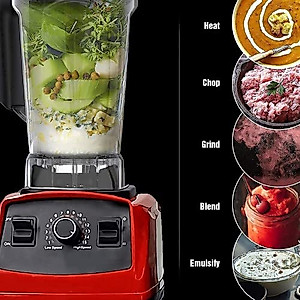 Powerful 4500-Watt Professional high speed Blender, Personal Blender for Shakes and Smoothies, High-Power Blender for Juice, Soups, frozen drinks and More, Stainless Steel Blades, Easy Self-Cleaning