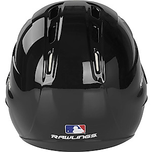 Rawlings | R16 VELO Baseball Batting Helmet | Junior (6 3/8" - 7 1/8") | Black