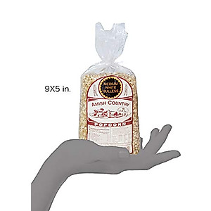 Amish Country Popcorn | 2 Lb Medium White Popcorn | Old Fashioned, Non-GMO and Gluten Free (2lb Bags)