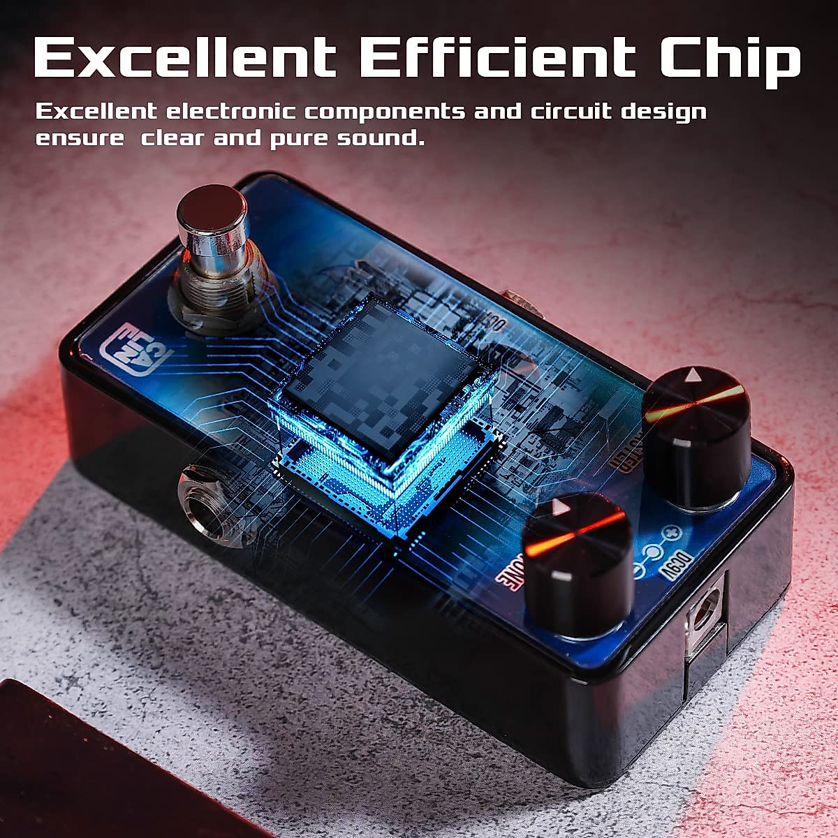 Caline Mini Guitar Distortion Pedal G001 with G013 Guitar Boost Effect Pedal