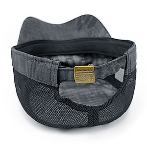 Rayna Fashion womens Mesh Snake Camouflage Camo Cadet Army Adjustable USA American Flag Military Flat Top Baseball Sun Cap, Python, X-Large