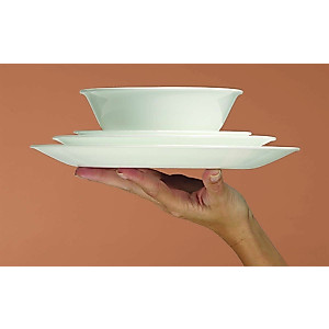 Corelle Square Urban Arc 16-Piece Dinnerware Set, Service for 4