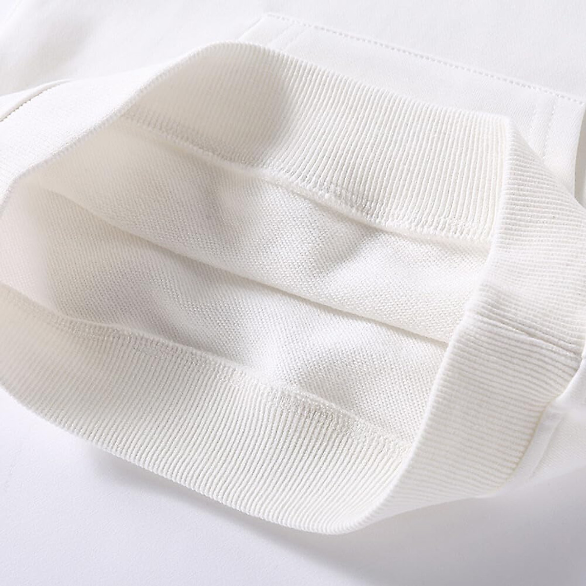 RUKOSU Toddler Kids Baby Boy Girl Long Sleeve Sweatshirt Casual Shirt Thin Pullover Infant Crewneck Sport Tops White 2T