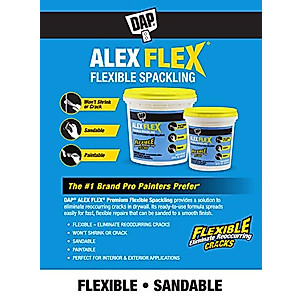 DAP INC 18742 Alex Flex PT Spackling, No Size, White