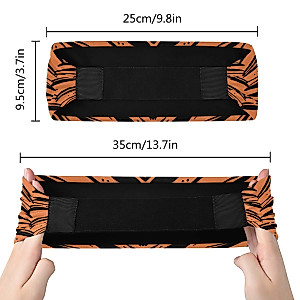 DOMIKING Sports Headband for Women - Tiger Stripes Unisex Workout Sweatband for Men Moisture Wicking Hairband for Yoga Gym Running Jogging