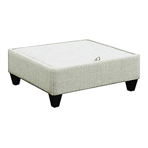 Montgomery Sectional Sofa with Track Arms and Chaise Cream