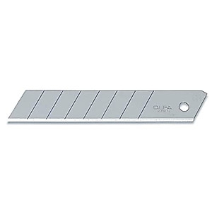 OLFA 18mm Heavy-Duty Snap Off Replacement Blades, 10 Blades (80 segments) LB-10B - Snap-Off Utility Knife Replacement Blades, Fits most 18mm Utility Knives