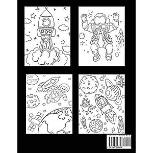 Space Coloring Book for Kids (Children's Coloring Books)