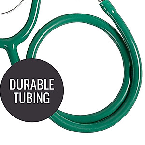 MABIS Spectrum Dual Head Lightweight Stethoscope, Hunter Green