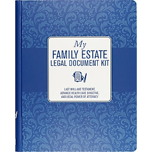 My Family Estate Legal Document Kit (includes Last Will and Testament, Health Care Proxy, and Legal Power of Attorney)