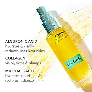 Algenist GENIUS Mini Liquid Collagen Serum - Firming and Hydrating Face Serum with Collagen + Vitamin E - Helps Visibly Minimize Fine Lines + Wrinkles and Improve Elasticity (6.2ml)