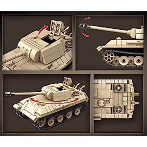 General Jim's Military Themed WW2 Building Blocks Tank Sets for World War 2 Brick Building Enthusiats (German Panther Ausf Tank)