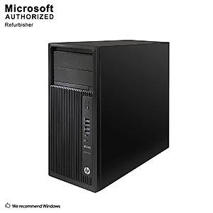 HP Workstation Z240 Tower Desktop, Intel Quad Core i5-6500 up to 3.6GHz, 16G DDR4, 1T, WiFi, BT 4.0, Windows 10 Pro 64 Bit-Multi-Language Supports English/Spanish/French(Renewed)