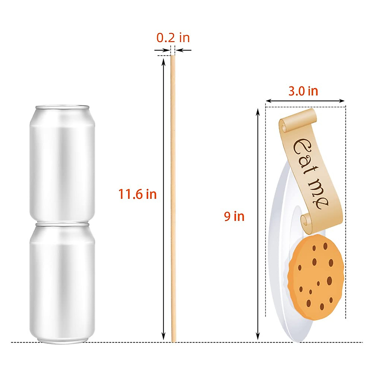 Alice in Wonderland Photo Booth Props, 40pcs Alice in Wonderland Props, Alice in Wonderland Party Decorations by Tvorvik, Mad Hatter Tea Party Decorations for Tea Party, Alice in Wonderland Party