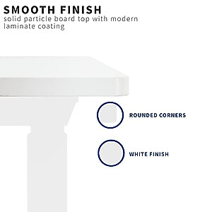VIVO Universal 71 x 30 inch Table Top for Standard and Sit to Stand Height Adjustable Home and Office Desk Frames, White Desktop, DESK-TOP72-30W