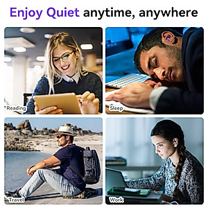 TASTORY Foam Ear Plugs, 60Pair 38dB Soft Earplugs for Sleeping, Noise Reduction Earplugs for Hearing Protection, Noise Cancelling for Shooting, Snoring, Studying, Travel, Concerts, Work