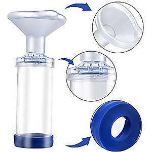 Free-Space Cat/Dog Inhaler Spacer,Feline/Cannie Aerosol Chamber Inhaler for Cats/Dogs,Come with 2 Size Mask and Instruction (Two Mask)