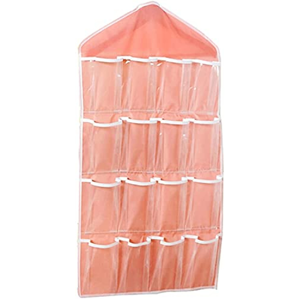 U-M 16 Pockets Clear Over Door Hanging Bag Shoe Rack Hanger Storage Organizer Durable Processed