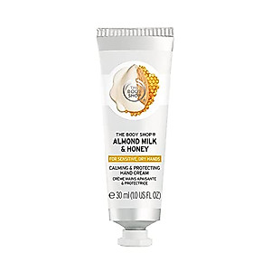 The Body Shop Almond Milk & Honey Hand & Cream – Moisturizes and Protects Sensitive Skin – 3.3 oz