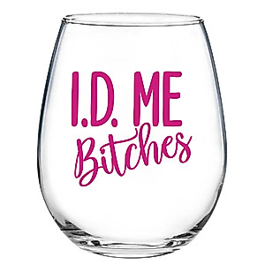 CEDAR CRATE MARKET 21st birthday gifts for women, 21st birthday gifts for her, 21st birthday gift idea, funny wine glasses, 21st birthday wine glass, happy 21st birthday, 15oz Wine Glass, USA Made