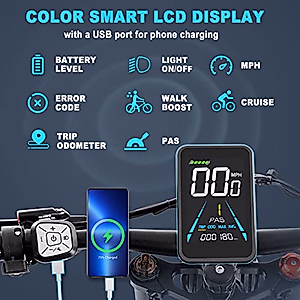 FREESky Electric Bike for Adults 1000W BAFANG Motor 48V 20Ah Samsung Cells Battery Ebike, 26" Fat Tire Full Suspension Electric Bicycles, 35MPH Snow Beach Mountain E Bike Shimano 7-Speed UL Certified