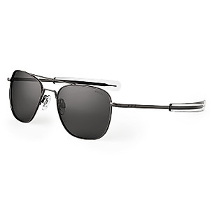 Randolph USA | Gunmetal Classic Aviator Sunglasses for Men or Women 100% UV