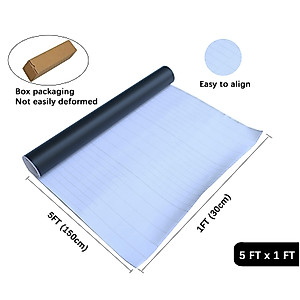 Matte Black Vinyl Wrap Roll with 2 Pcs Tool Kit, Car Wrap Vinyl Self Adhesive Film, Vinyl Wrap with Air Release Technology, Perfect for Cars DIY Exterior Interior Protection (Matte Black, 5ft x 1ft)