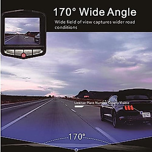 KLUD Front Camera for Car Dash Cam for Trucks 2.4″ Full HD 1080P Car Dash Camera for Cars 170° Wide Angle Loop Recording HD Night Vision WDR Wide Dynamic