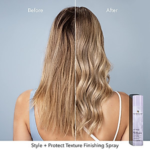 Pureology Style + Protect Texture Finishing Spray | For Color-Treated Hair | Lightweight Texturizing Spray | Sulfate-Free | Vegan | Updated Packaging | 5 Oz.