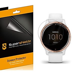 (3 Pack) Supershieldz Designed for Garmin Venu 2S Screen Protector, (Full Coverage) High Definition Clear Shield (TPU)