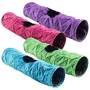 Kaytee Crinkle Tunnel Oversized Crackling Tube For Pet Guinea Pigs, Ferrets, Rats, and Chinchillas