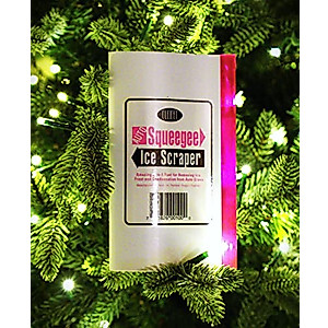 Clerét 2 'n' 1 Ice & Rain Squeegee Scraper • Proudly Made in USA