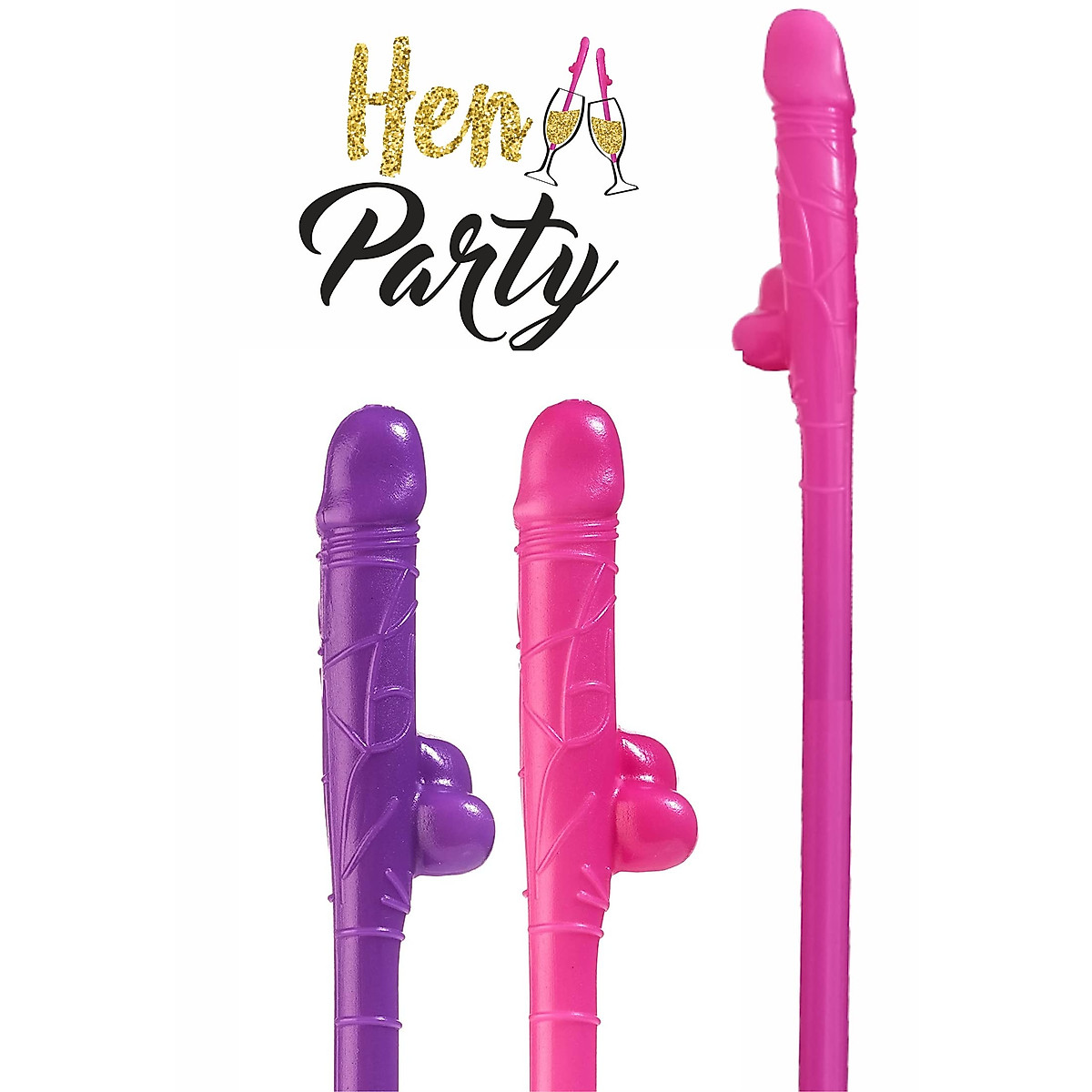 12 pcs Bachelorette Party Straws Hen Straws Naughty, Willy Pennis Straws, Straws For Naughty Bridal Shower Drinking Games, Crazy Straws Bride, Hen Party Favors, Funny Drinking Straws