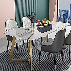 Hespama Grey Plastic Storage Baskets with Handles, 4 Packs