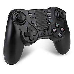 TechKen Wireless Controller Compatible with PS4/Slim/Pro with Dual Vibration | 6-Axis Motion Sensor | Audio Function