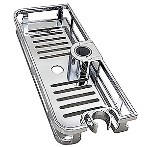 YYDSJFM Shower Caddy Basket Shelf,Bathroom Lifting Rod Removable Organizer,Soap Holder Shower Shelf Storage Rack Tray Stand Space Saver No Drilling