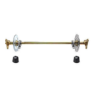 MOFANS 740MM 29.1" Go Kart Rear Axle Assembly Complete Wheel Hub Kit Fit for Go Kart Quad ATV Drift Trikes