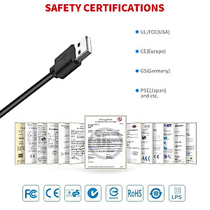 MEROM Hair Clipper Charger Cord Compatible with SURKER Mens Hair Grooming Trimmer K7S K7S-Silver K7S-Gold K9S SK-1616 Replacement Power Cable